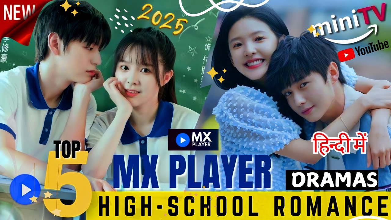 TOP 5 - "MX PLY" HIGH-SCHOOL ,ROMANCE DRAMA , in hindi " 🤭💗🪄 #kdrama # ...