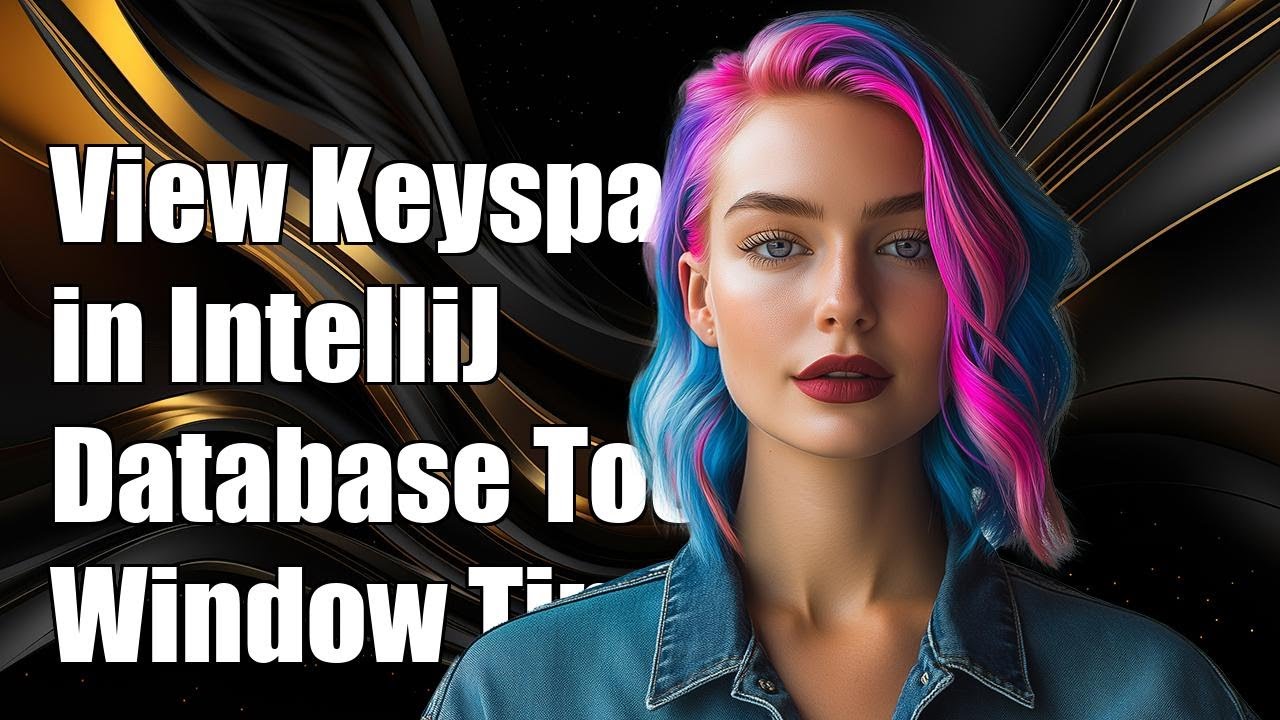 How to View Cassandra Keyspaces in IntelliJ Database Tool Window - YouTube