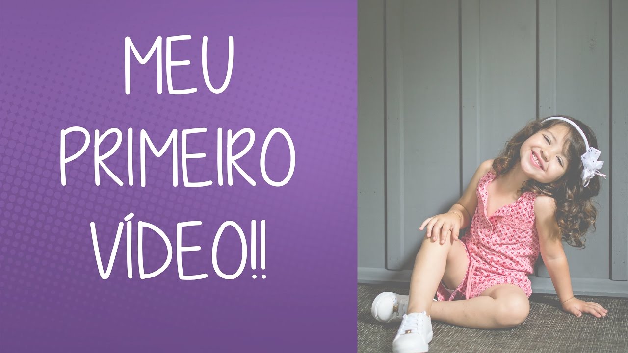 Vlog da Cacau - Meu Primeiro Vídeo!! - YouTube
