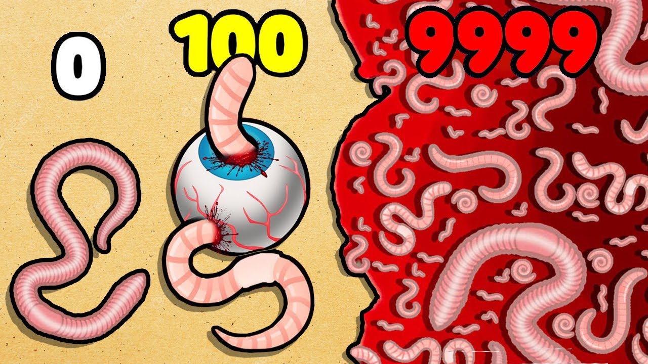 Wormy Idle All Levels Gameplay - YouTube