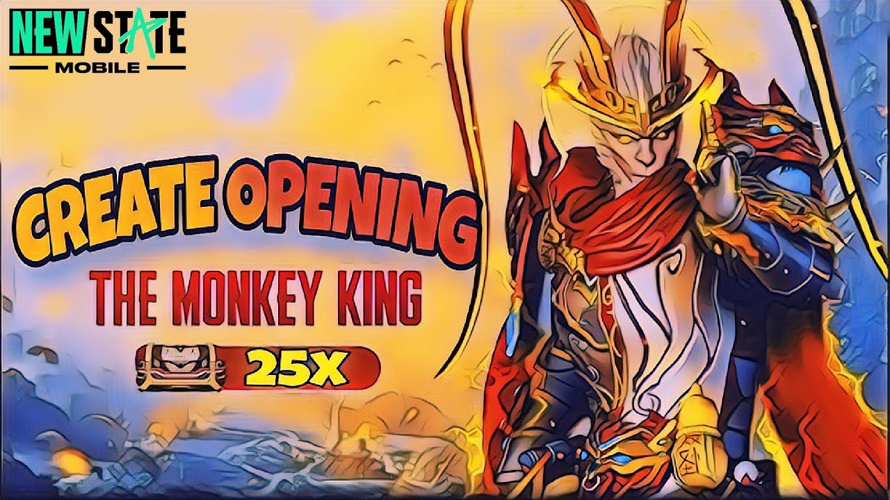 MONKEY KING Crate Opening in NEW STATE MOBILE - YouTube