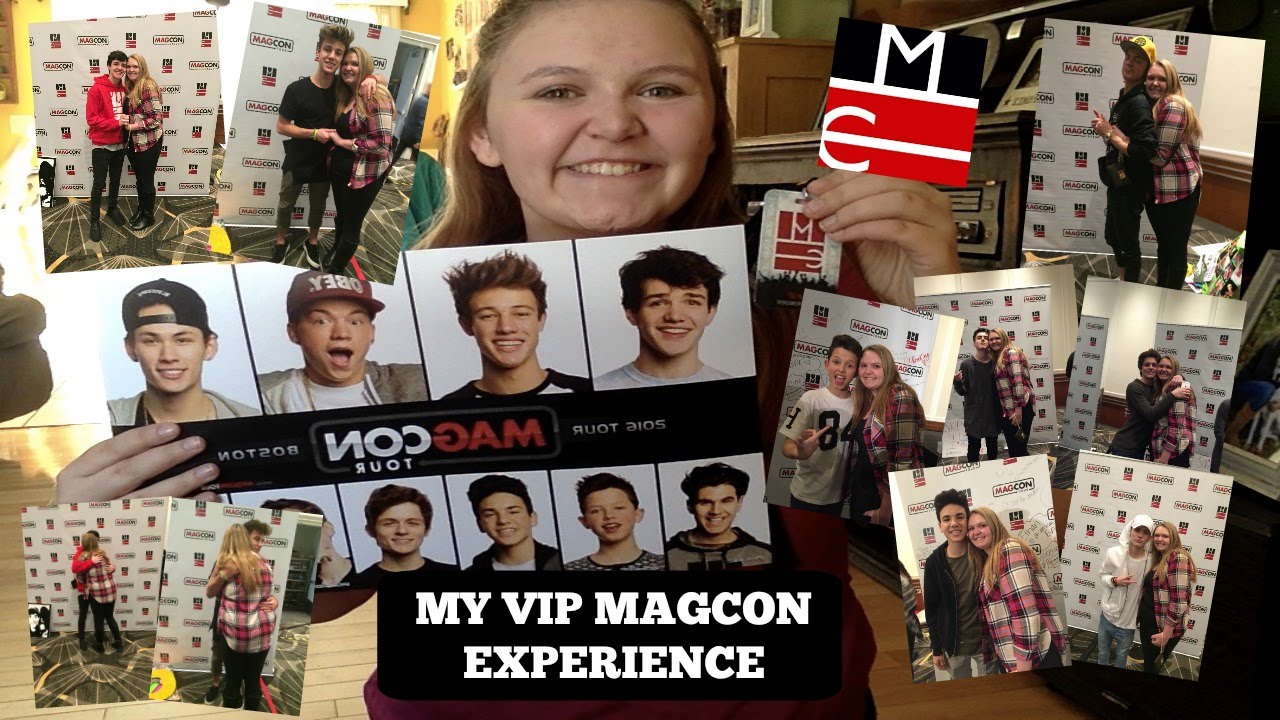 MY VIP MAGCON EXPERIENCE // Boston 2016 - YouTube