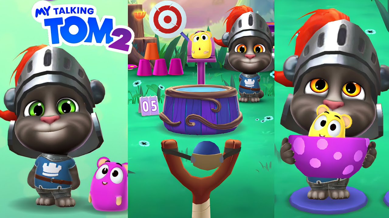 My Talking Tom 2 Special event Piñata Surprise New outfit Knight Tom ...