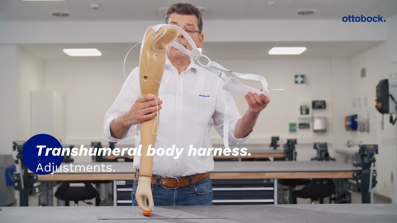 Adjustments of Transhumeral Body Harness | Ottobock Professionals - YouTube