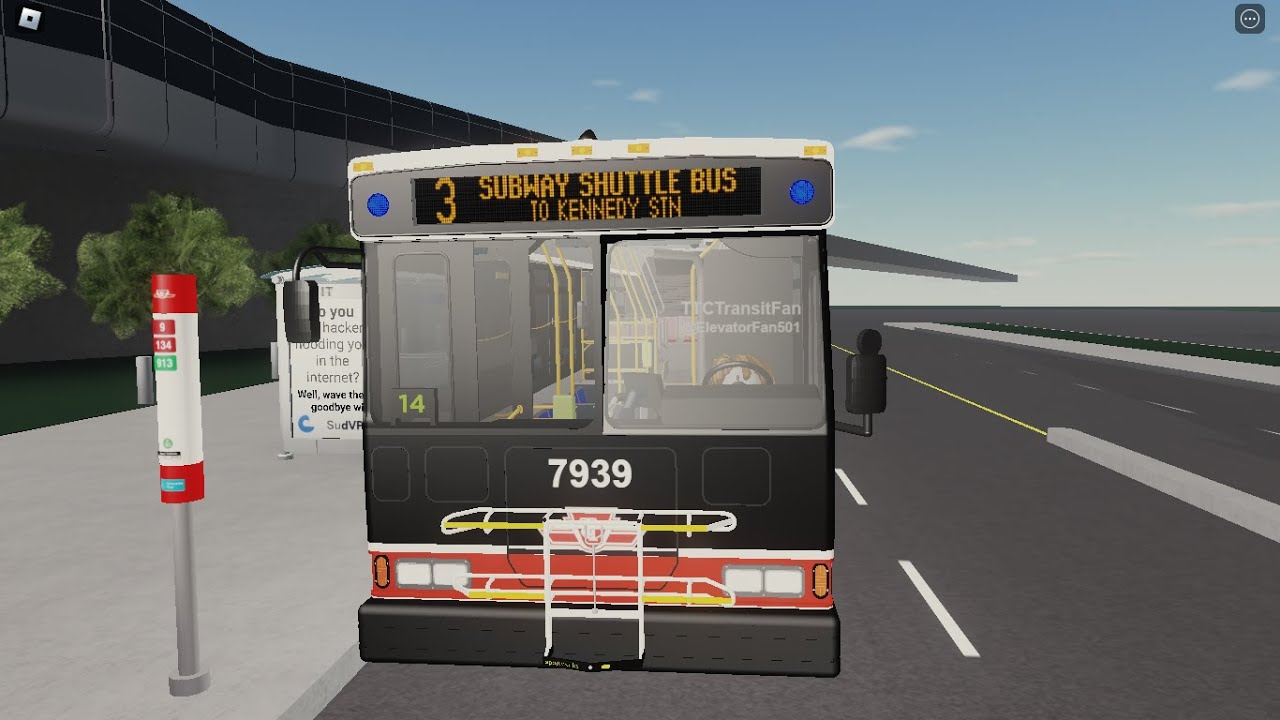 (ROBLOX) TTC 2007 Orion Vll OG ISL 7939 - Line 3 Shuttle Bus to Kennedy ...