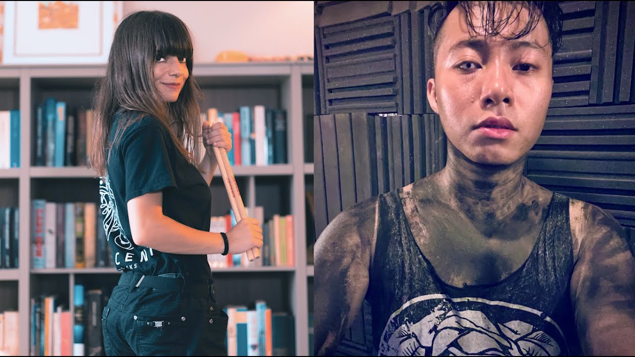 PEOPLE=SHIT | Slipknot - Eleni Nota & Nishant Hagjer - Drum Collab ...