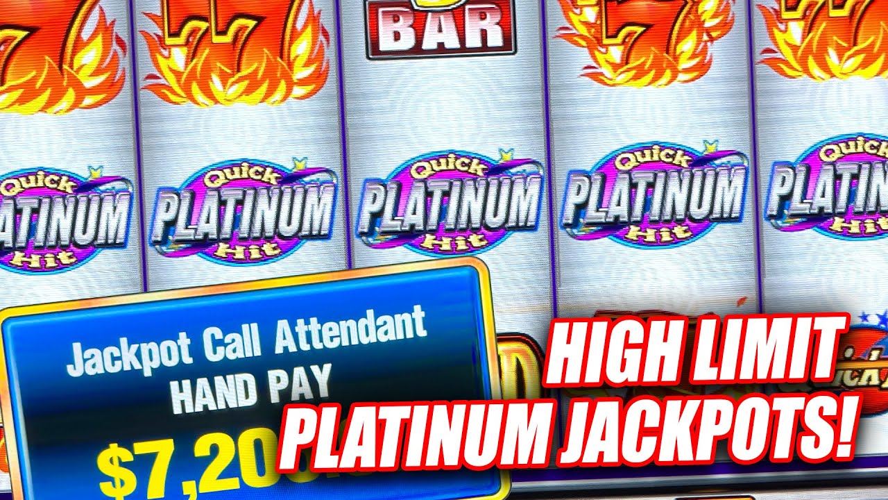 SHOCKING BIG JACKPOT ON QUICK HIT PLATINUM JACKPOTS ON HIGH LIMIT SLOT ...