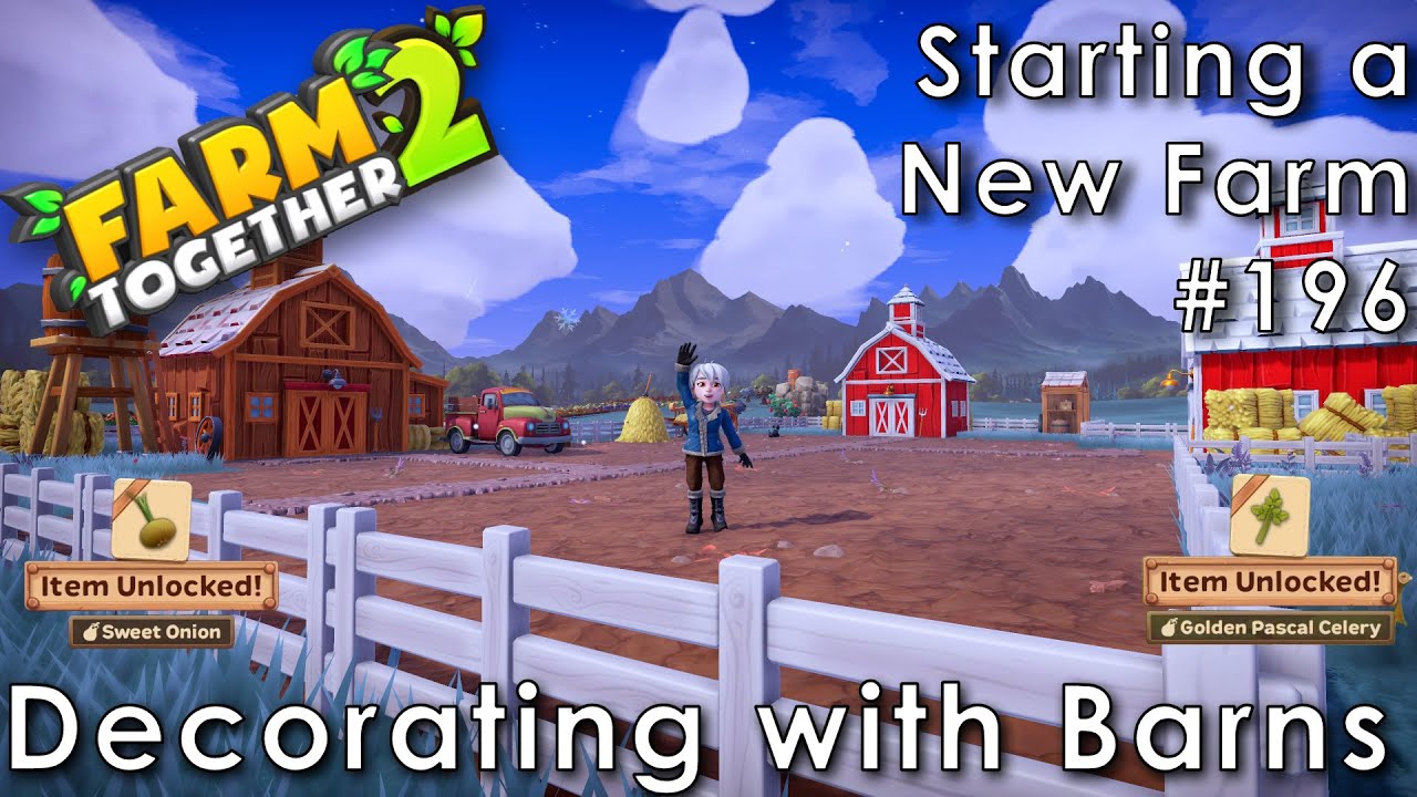 Farm Together 2 - Decorating with Barns (Starting a Farm 196) - YouTube