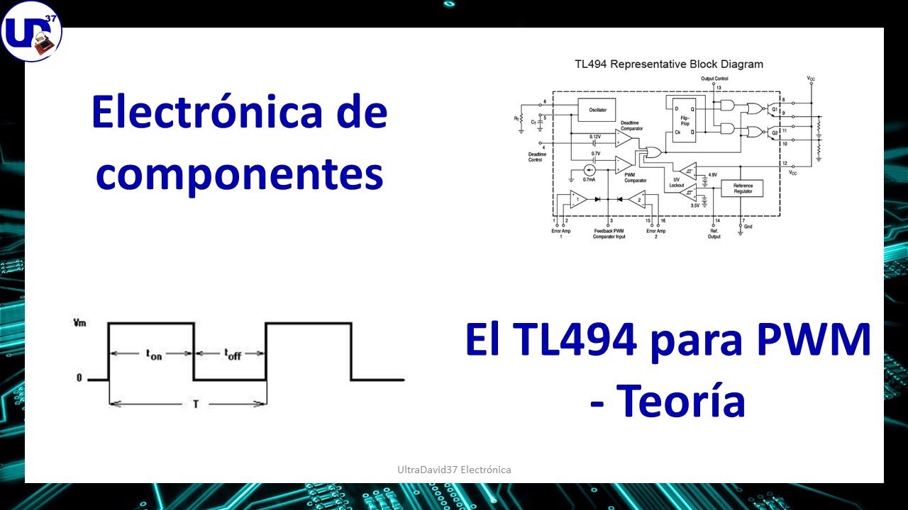 Electrónica de componentes: El TL494 para PWM - Teoría - YouTube