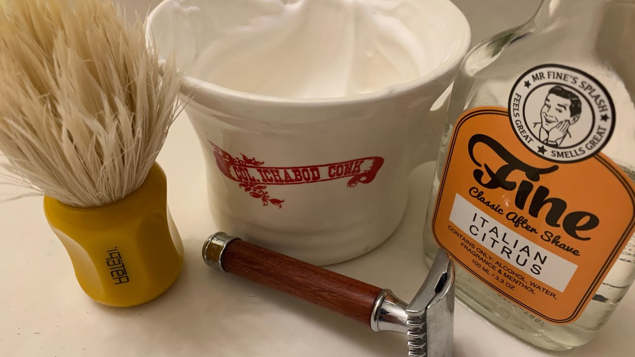 Italian citrus and Muhle R41 safety razor shave - YouTube