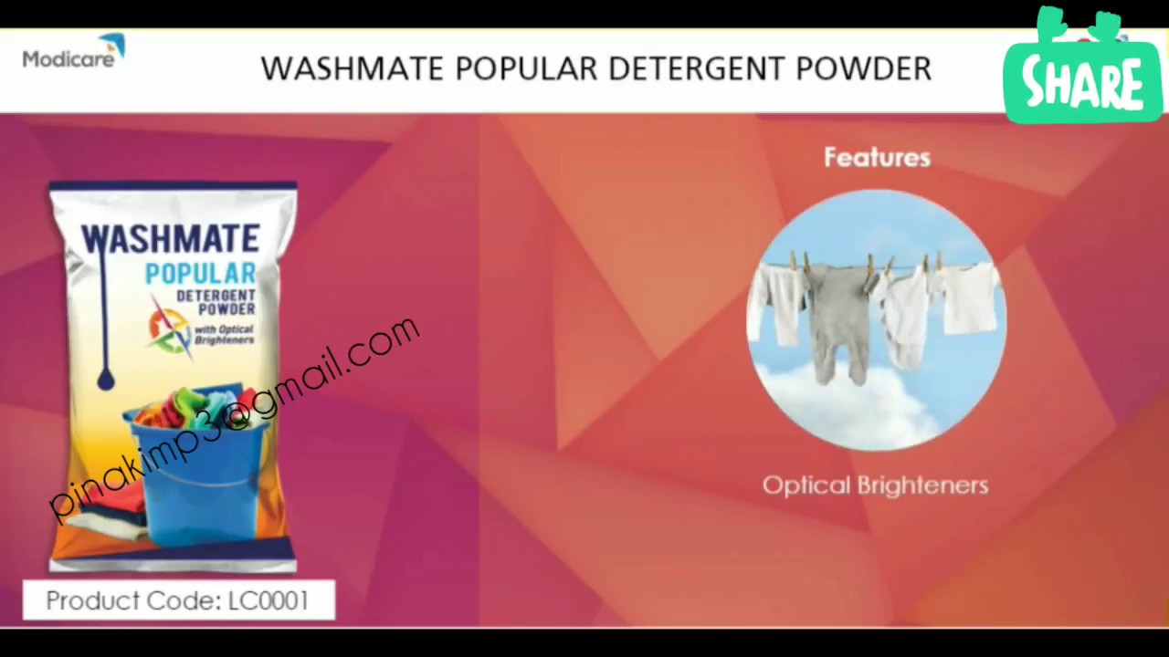Modicare | Washmate Popular Detergent Powder | Features & Benefits ...