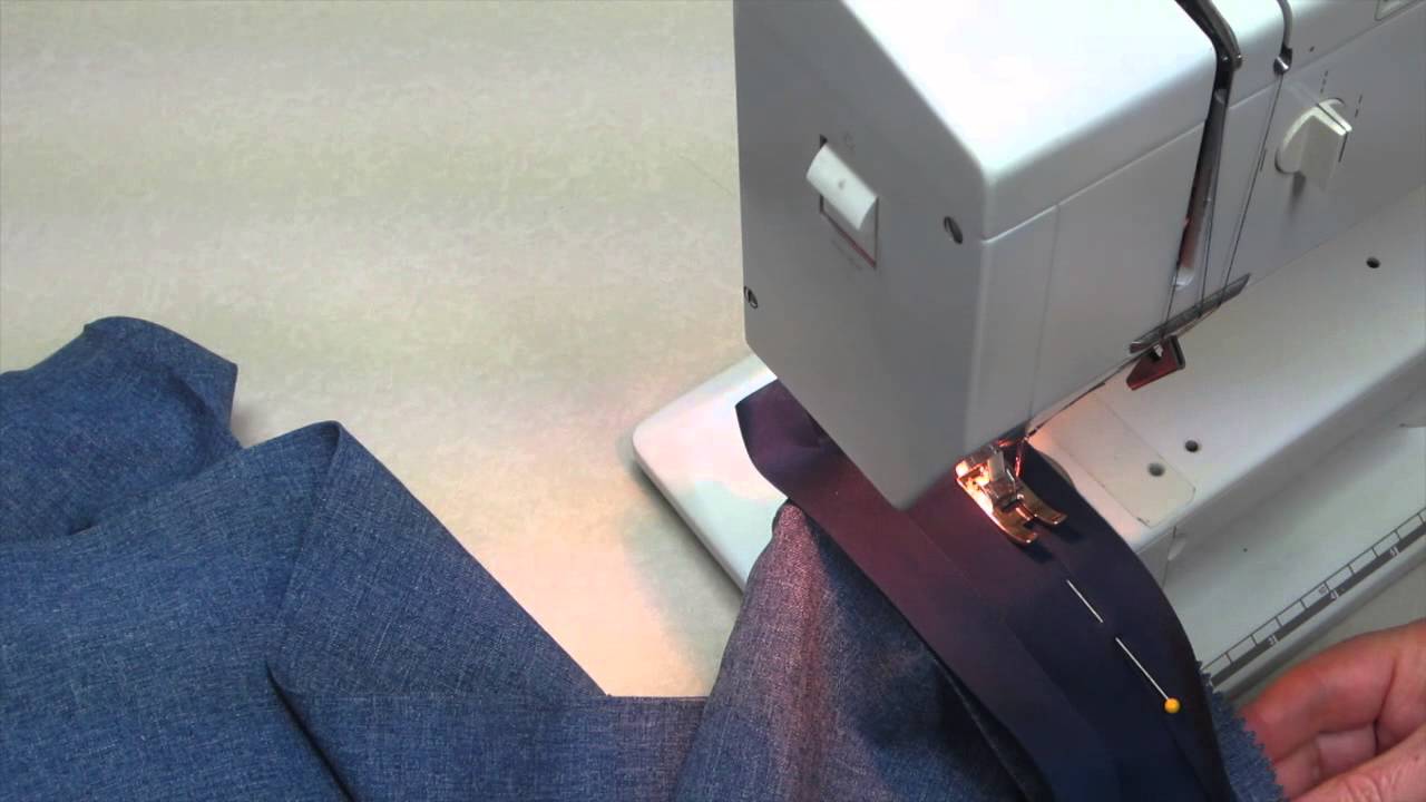 Alterations: Attach Facing to Hem - YouTube