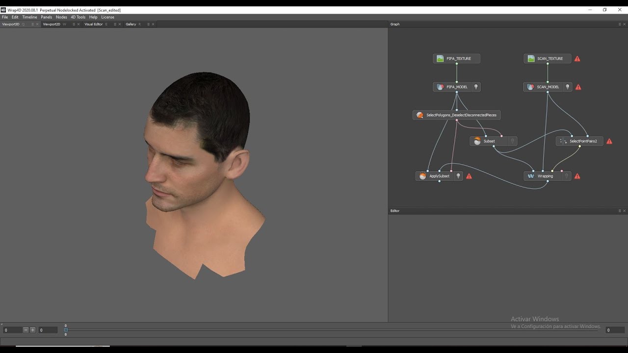 WRAP - FACE CONVERSION WITH RETOPOLOGY - YouTube