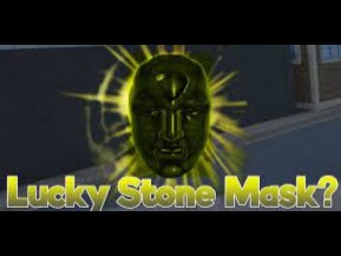 NEW LUCKY STONE MASK CINEMATIC + NEW CRYSTAL UMBRELLA!!! (yba) - YouTube