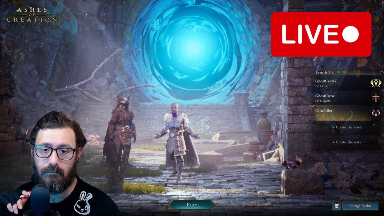 🔥 LIVE: Ashes of Creation - Epic PvP Battles, Massive World Events & Exploration! 🌍⚔️ - YouTube