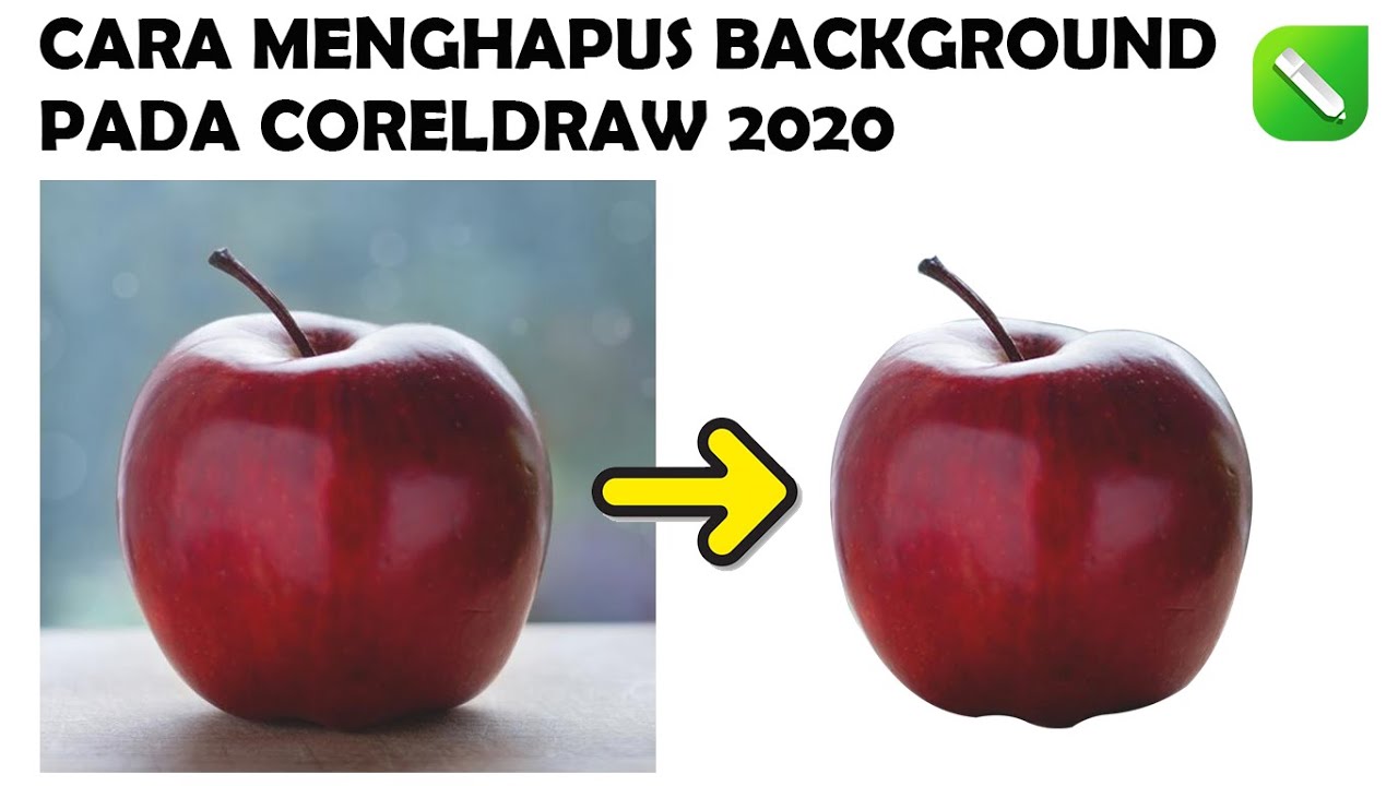 Cara menghapus background pada coreldraw 2020 || How to remove ...