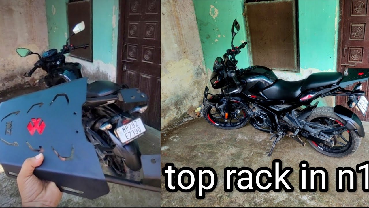 top rack installed in N160 || Bajaj N160 #n160 - YouTube