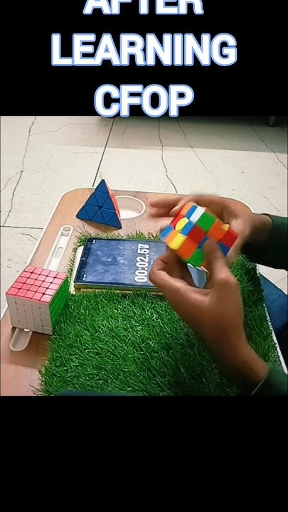 transformation after learning CFOP - YouTube