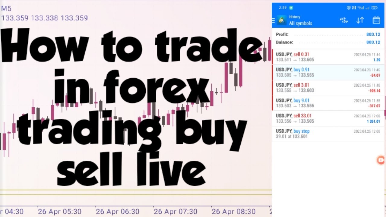 How to trade in forex trading buy sell live | Forex | trade - YouTube