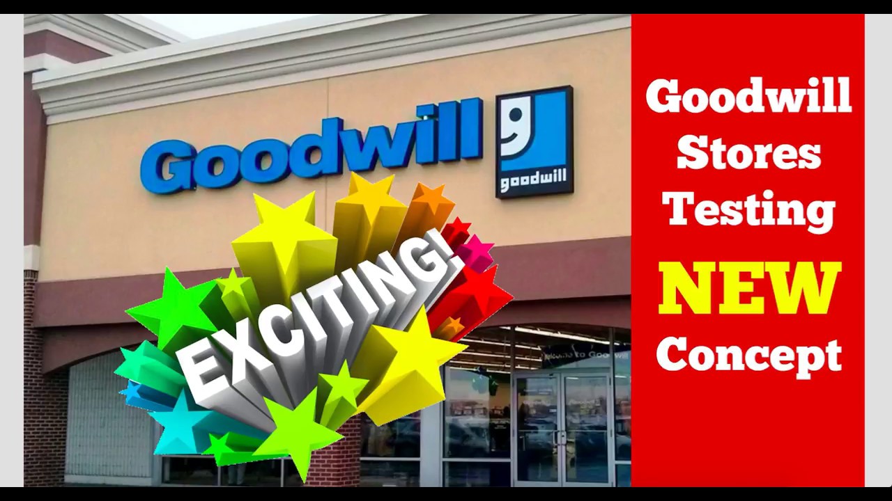 Goodwill Stores Testing New Concept that Could Help eBay Sellers! - YouTube