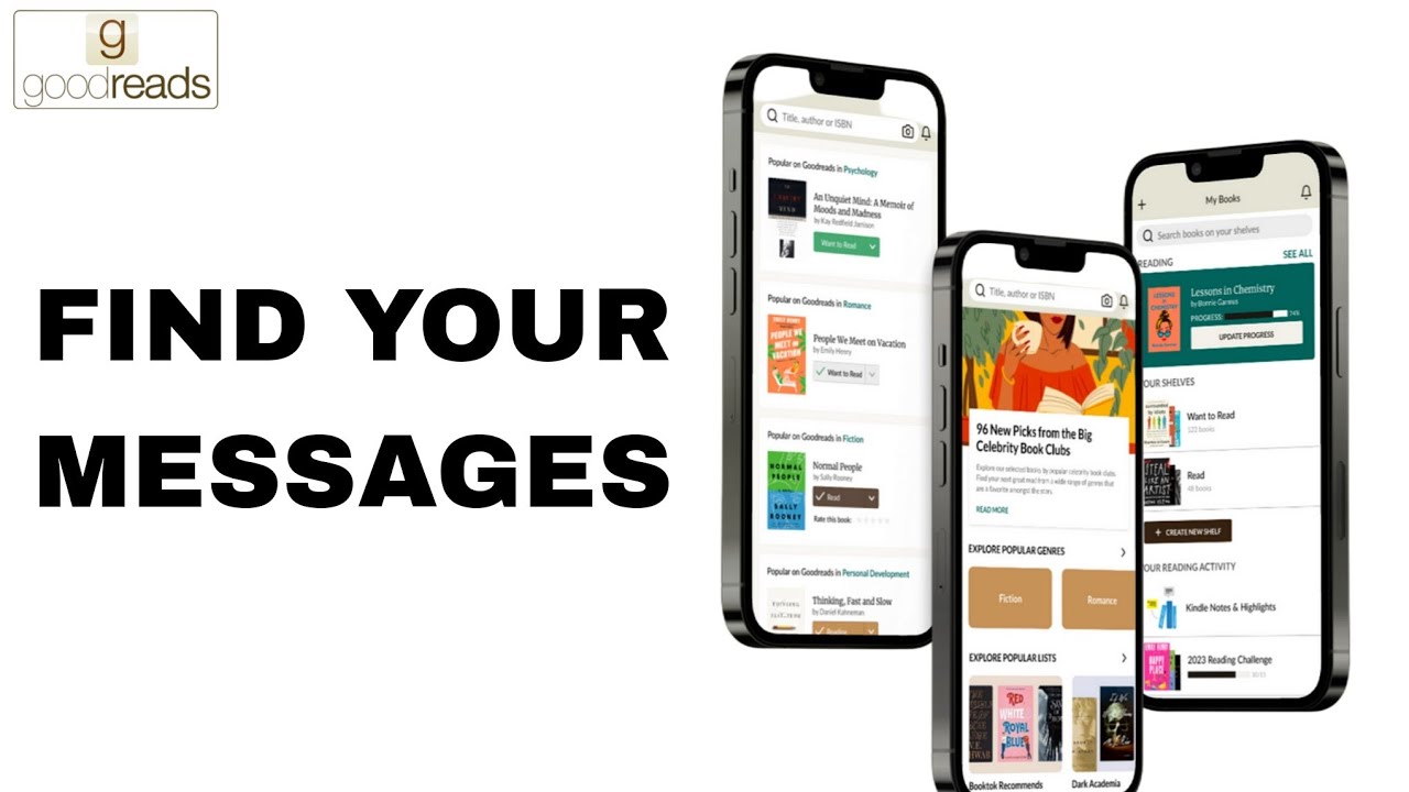 How To Find Your Messages On Goodreads App - YouTube