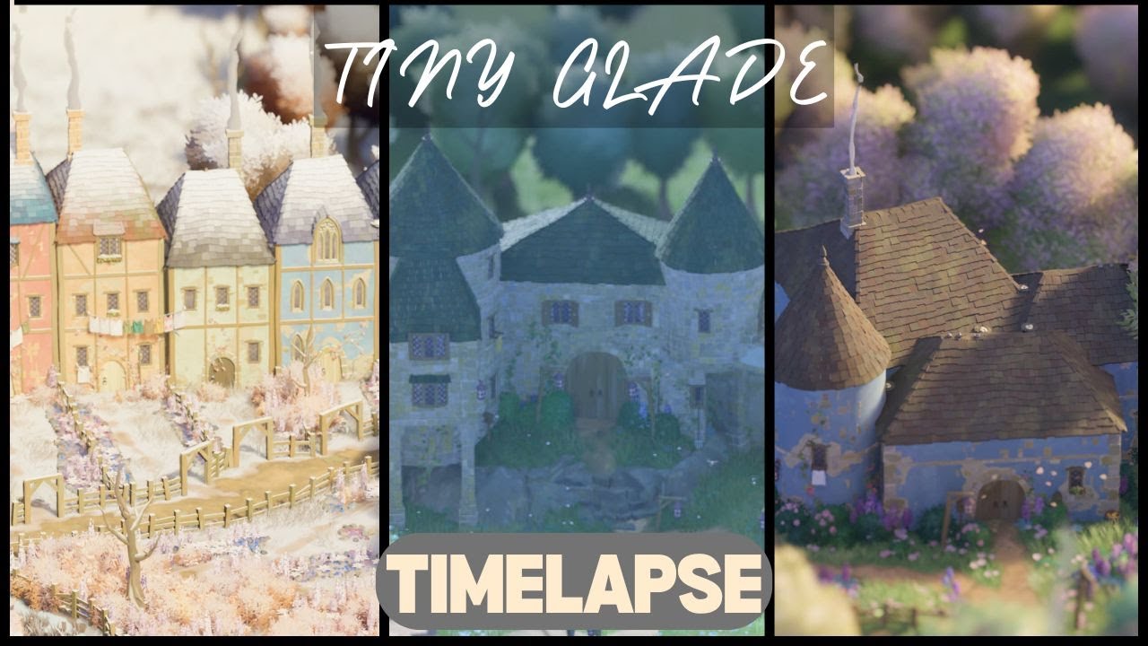 Three Tiny Glade Builds in 4 Minutes - YouTube