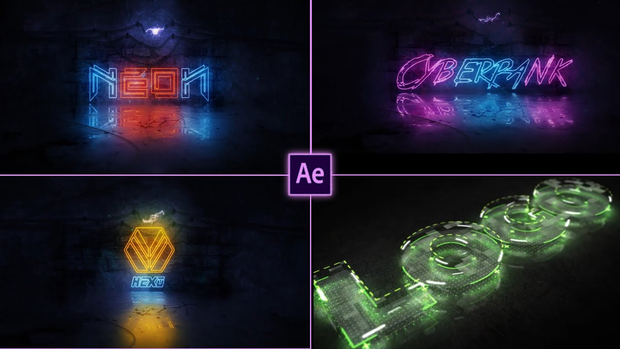 Neon HD Intro | After effects Template | Template download link ...