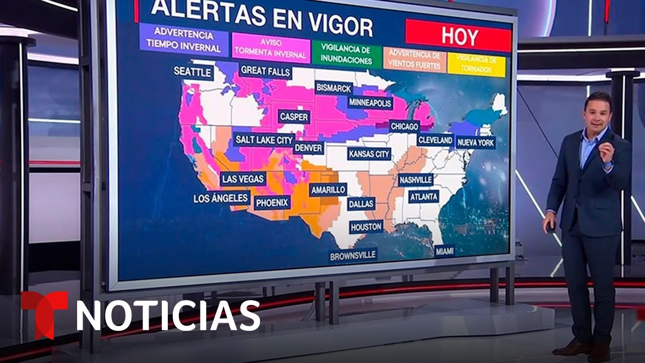Alerta de costa a costa ante llegada de tormenta invernal | Noticias ...