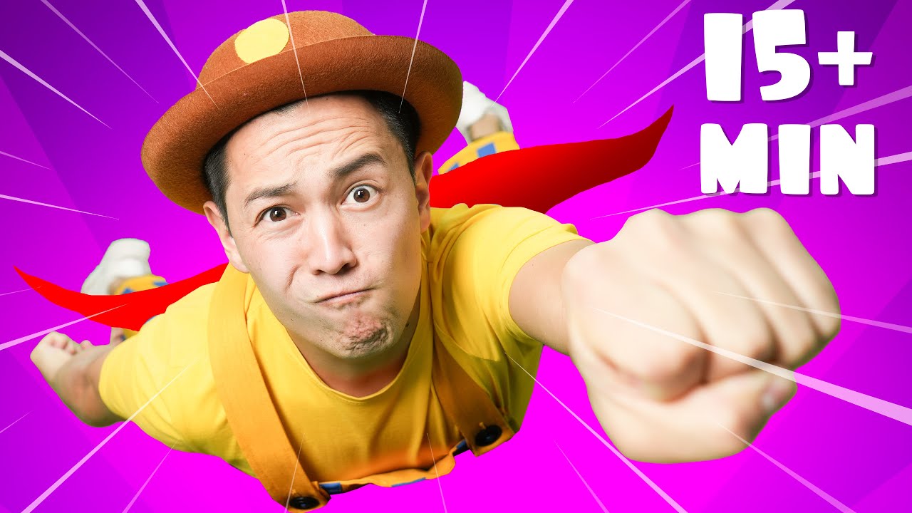 Superheroes Color + MORE Nursery Rhymes | Tigi Boo Kids Songs - YouTube