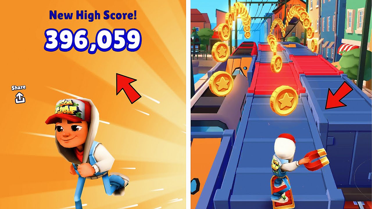 Subway 🚊 Surf 🏄‍♂️ High Score iOS Gameplay [4K60FPS] - YouTube