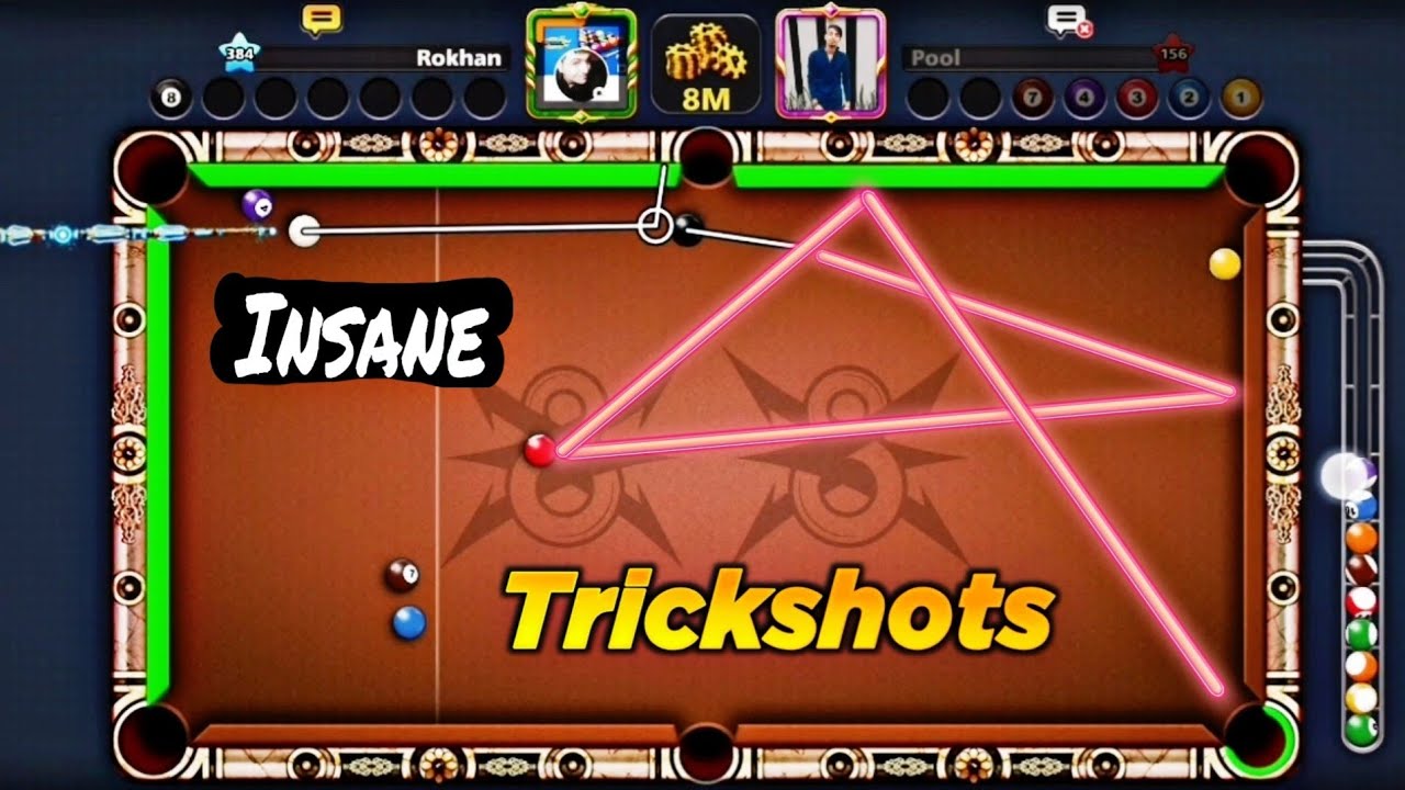 8 Ball Pool | Insane Trick Shots That Will Blow Your Mind - YouTube
