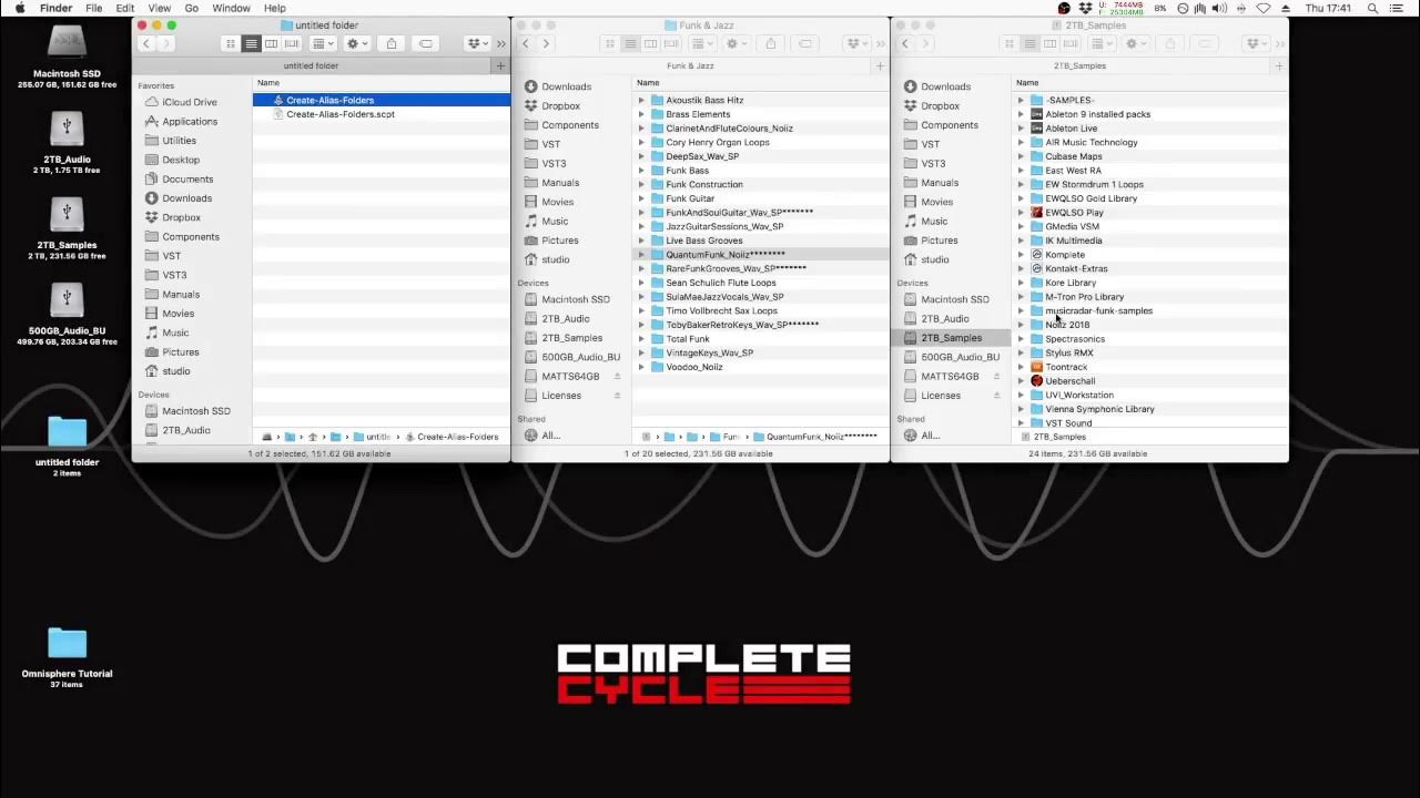 Ableton Alias Folders - Create Shortcuts using Mac OSX - YouTube