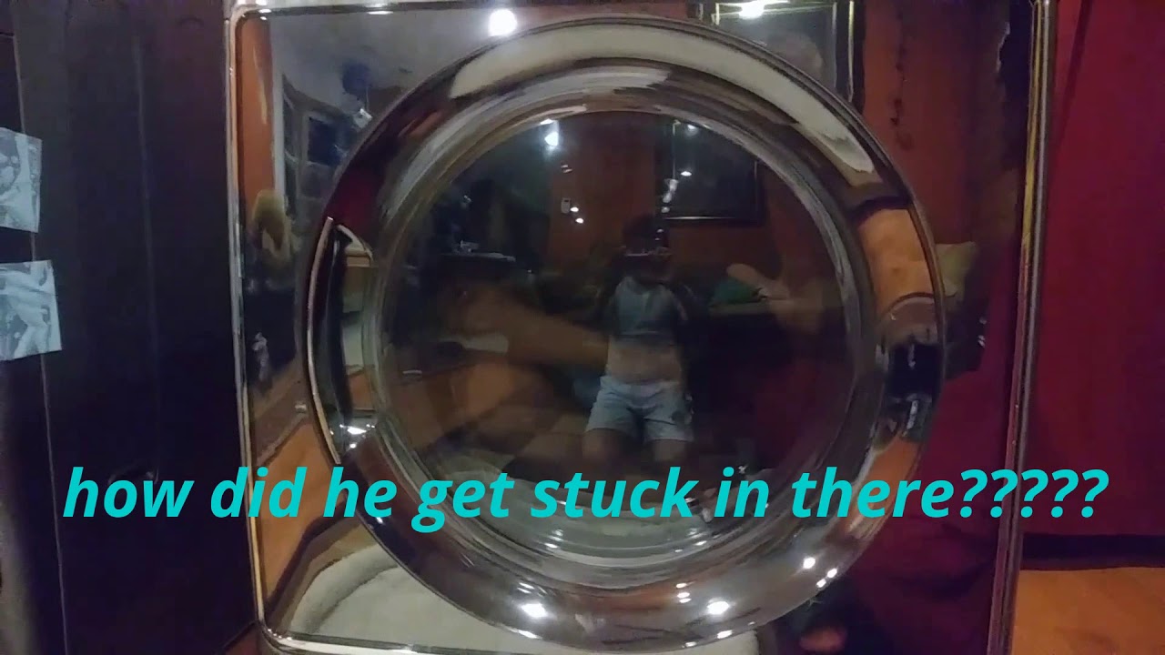 stuck in a drier machine - YouTube