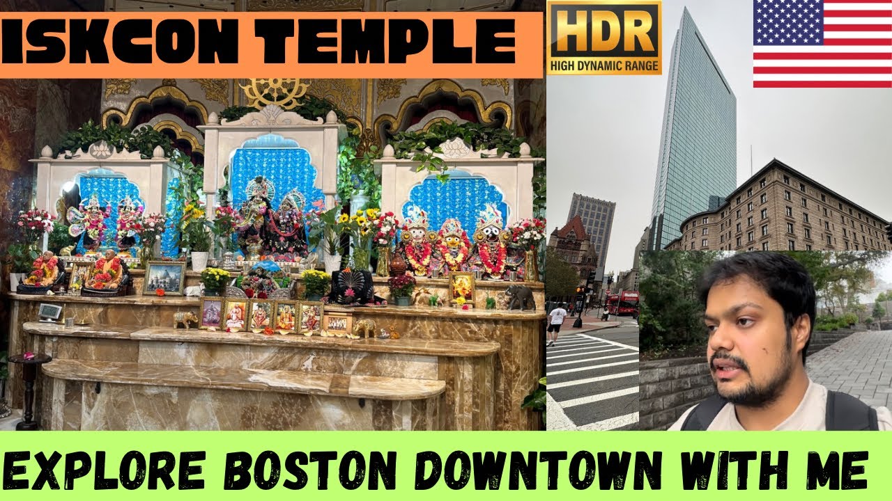 Visited ISKCON temple in BOSTON || Looking for a Mandir in Boston? # ...