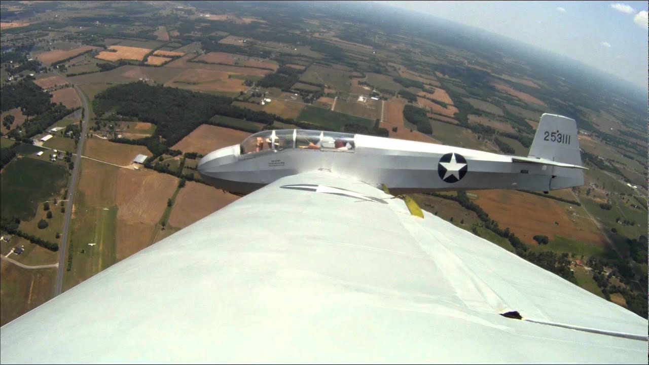 World War Two Training Glider Flight Schweizer TG-3A Eagleville R.T ...