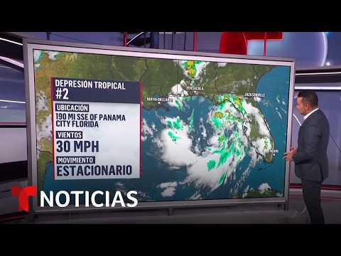 Depresión tropical avanza en el Golfo y mantiene bajo vigilancia a Texas | Noticias Telemundo