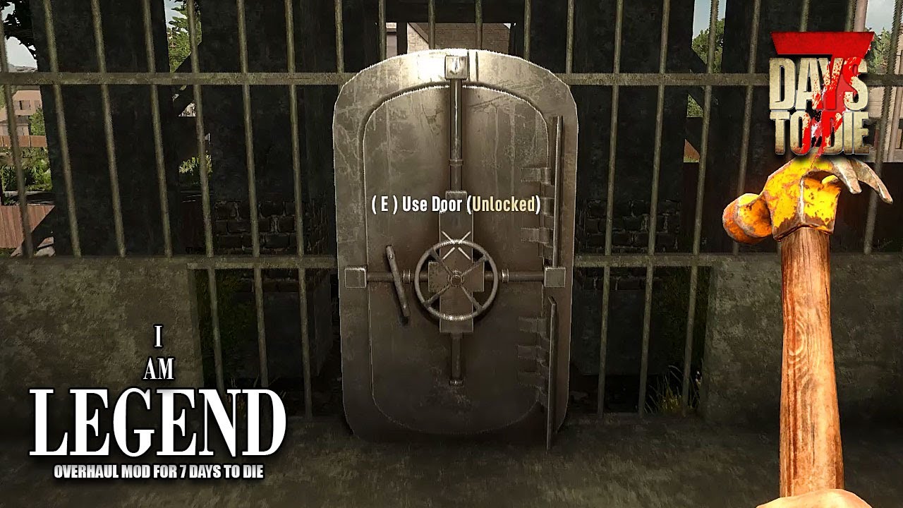 I AM LEGEND mod | Repairs and Stronger Defenses | 7 Days to Die | S10 ...