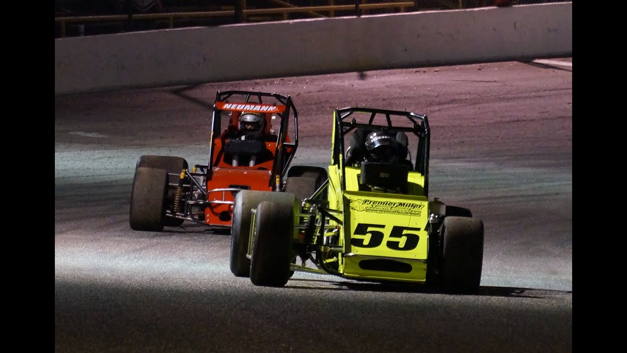 CCS Wingless Sprint Cars at Citrus County Speedway, 2-1-2014 - YouTube