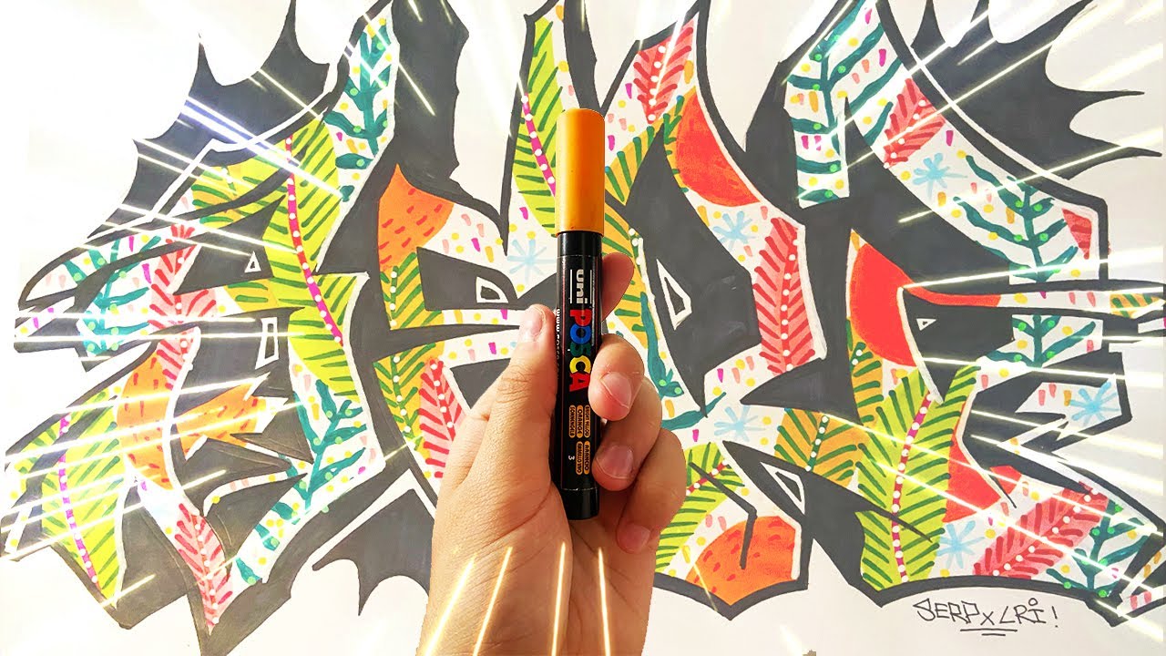 Graffiti Sketch Collaboration with an Illustrator - YouTube