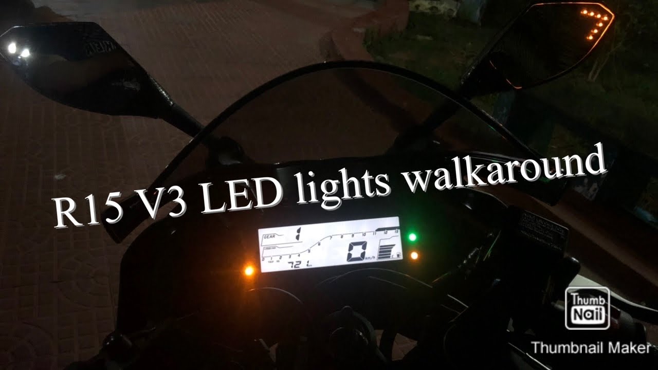 R15 V3 walk around with LED indicators - YouTube