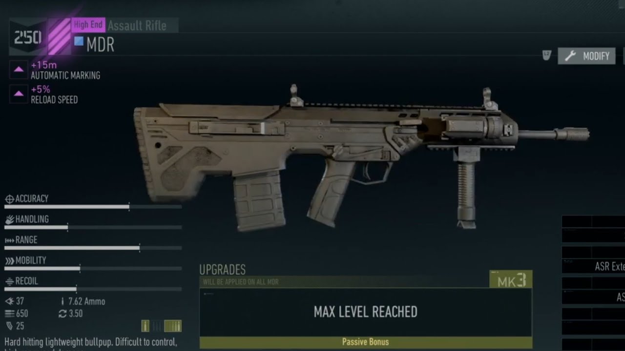 MDR (ASR) Weapon Test, Review, And Guide | Ghost Recon BREAKPOINT ...
