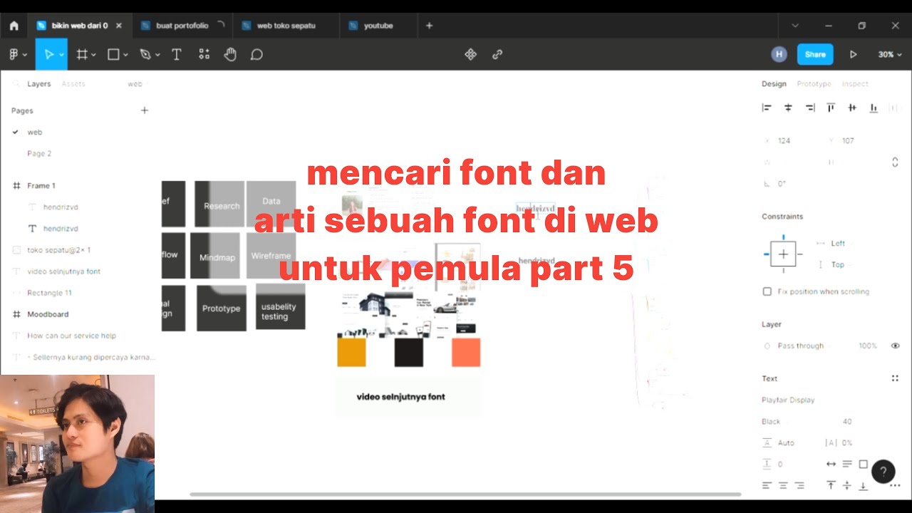 cara membuat desain website mulai dari 0 part 5 - YouTube