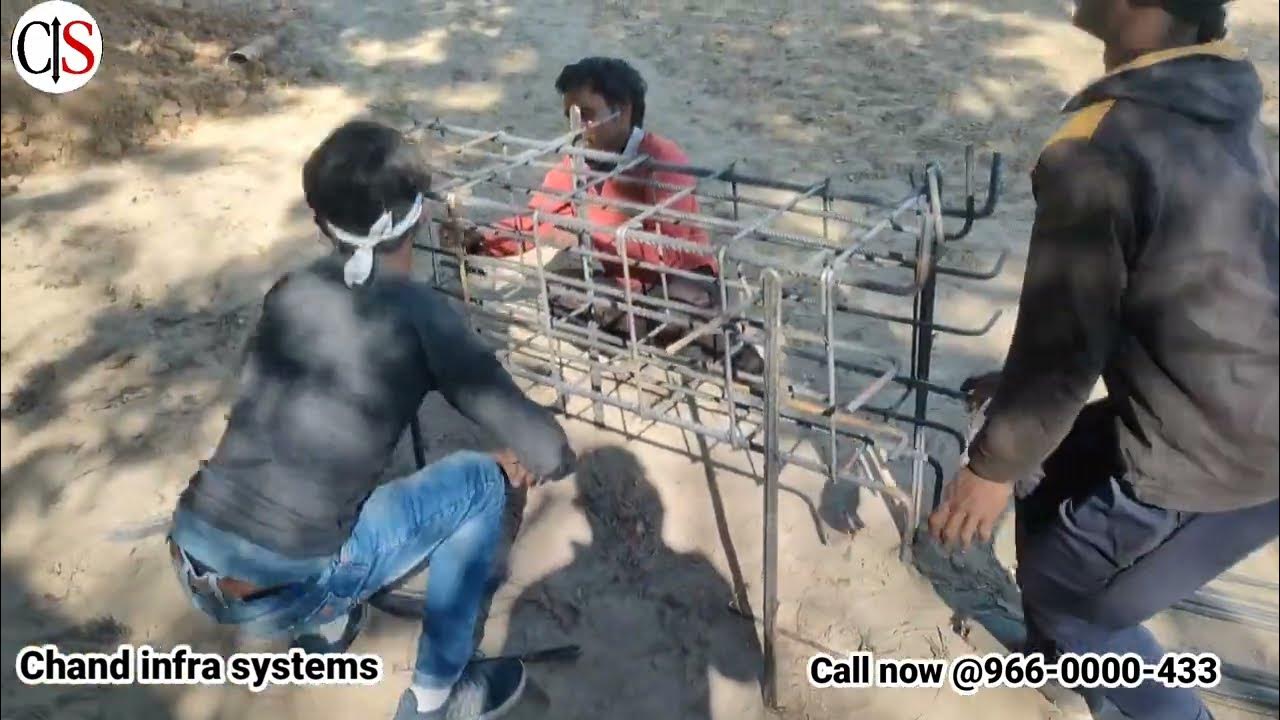 How To Build Foundation Column Sariya Ka Column Kaise Bandhe Youtube