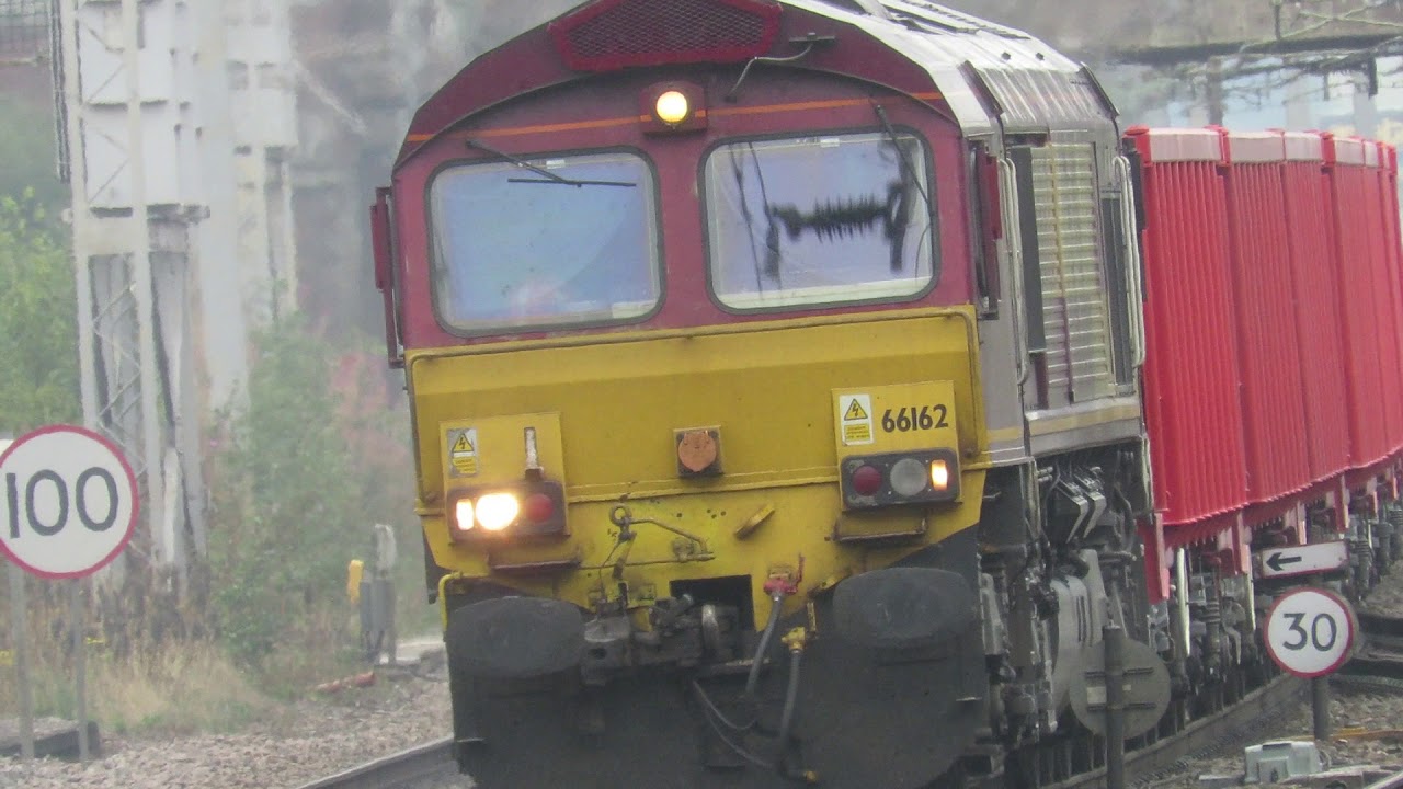 Class 66162 - EWS - At Speed - Dowlow Briggs Siding To Theale Hope ...