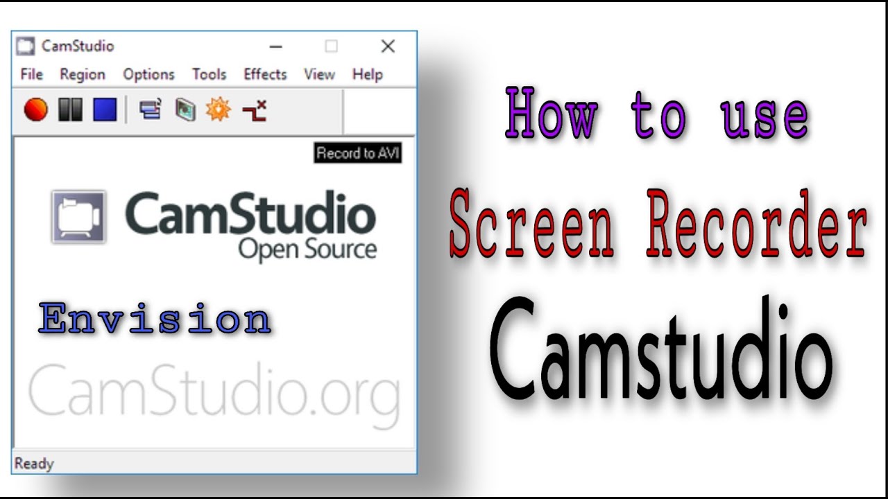 How to use Camstudio screen recording for Windows 7 || #screenrecorder ...