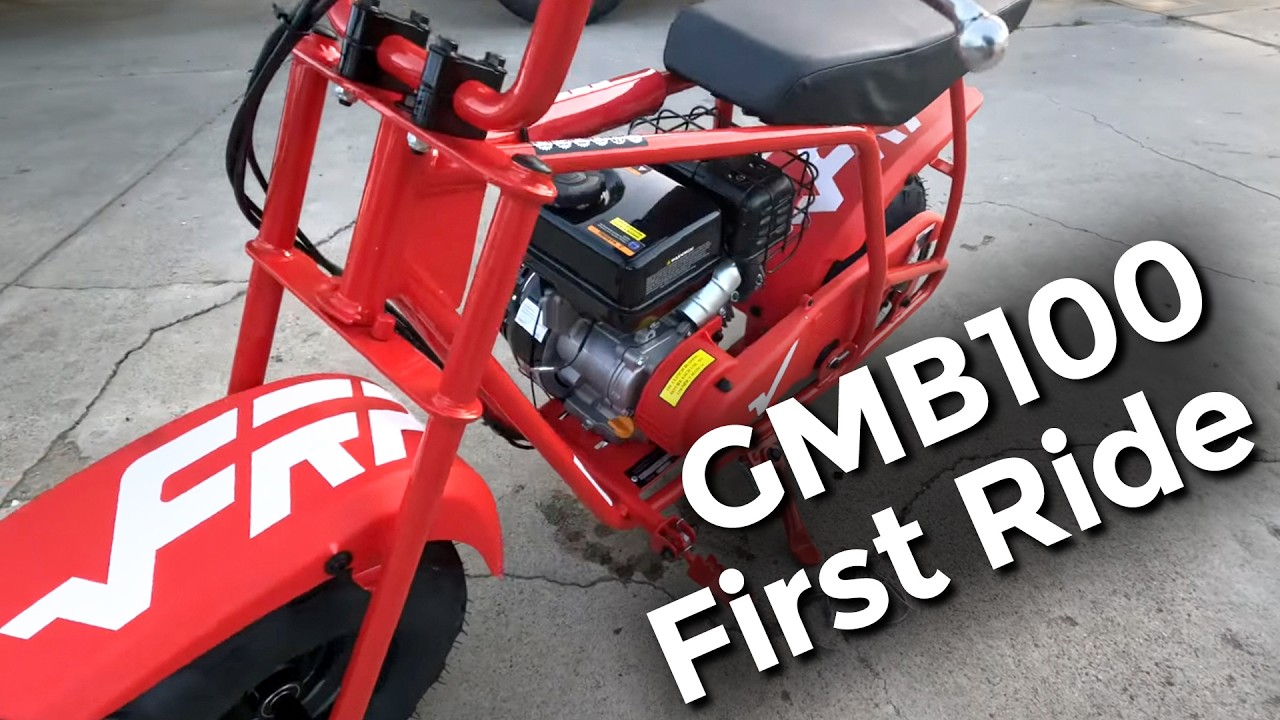 How Cool is the FRP GMB100 Mini Bike? Unboxing and Assembly Review ...