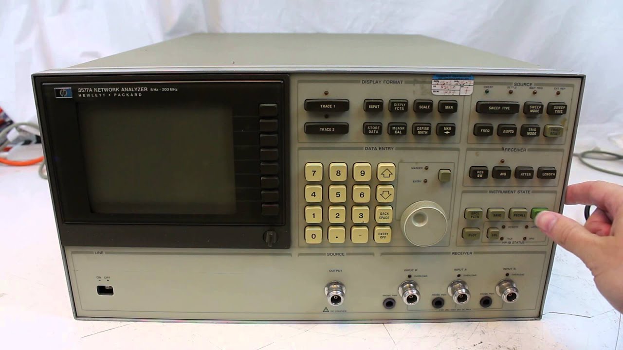 HP 3577A making noise - YouTube