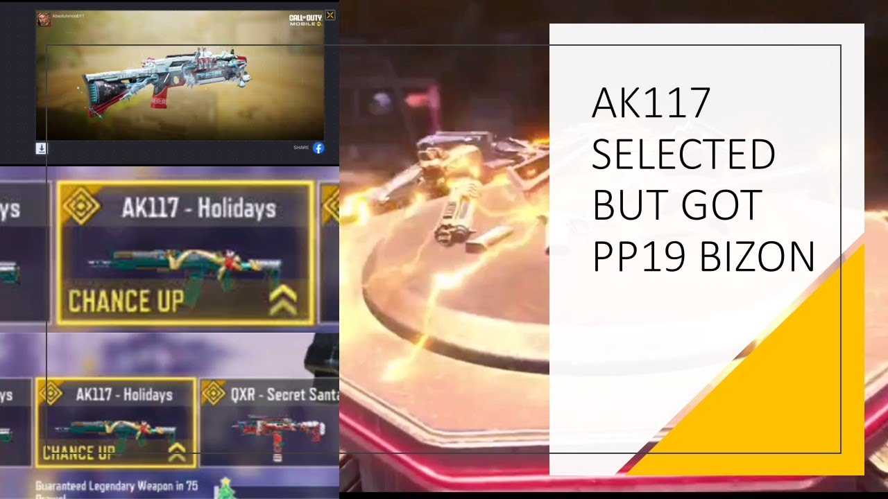 HOLIDAY SERIES DRAW | AK117 SELECTED BUT GOT PP19 BIZON - YouTube