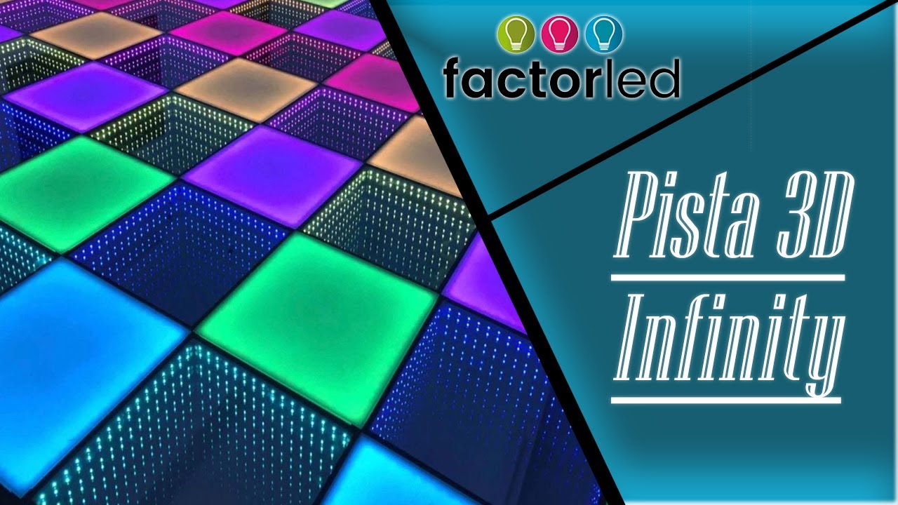 🕺🏽💃🏼Pista para Eventos o Fiestas RGB con efectos 3D Programable - Luz ...