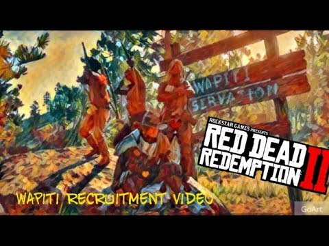 Red Dead Redemption 2 Wapiti Indian Tribe recruitment video - YouTube